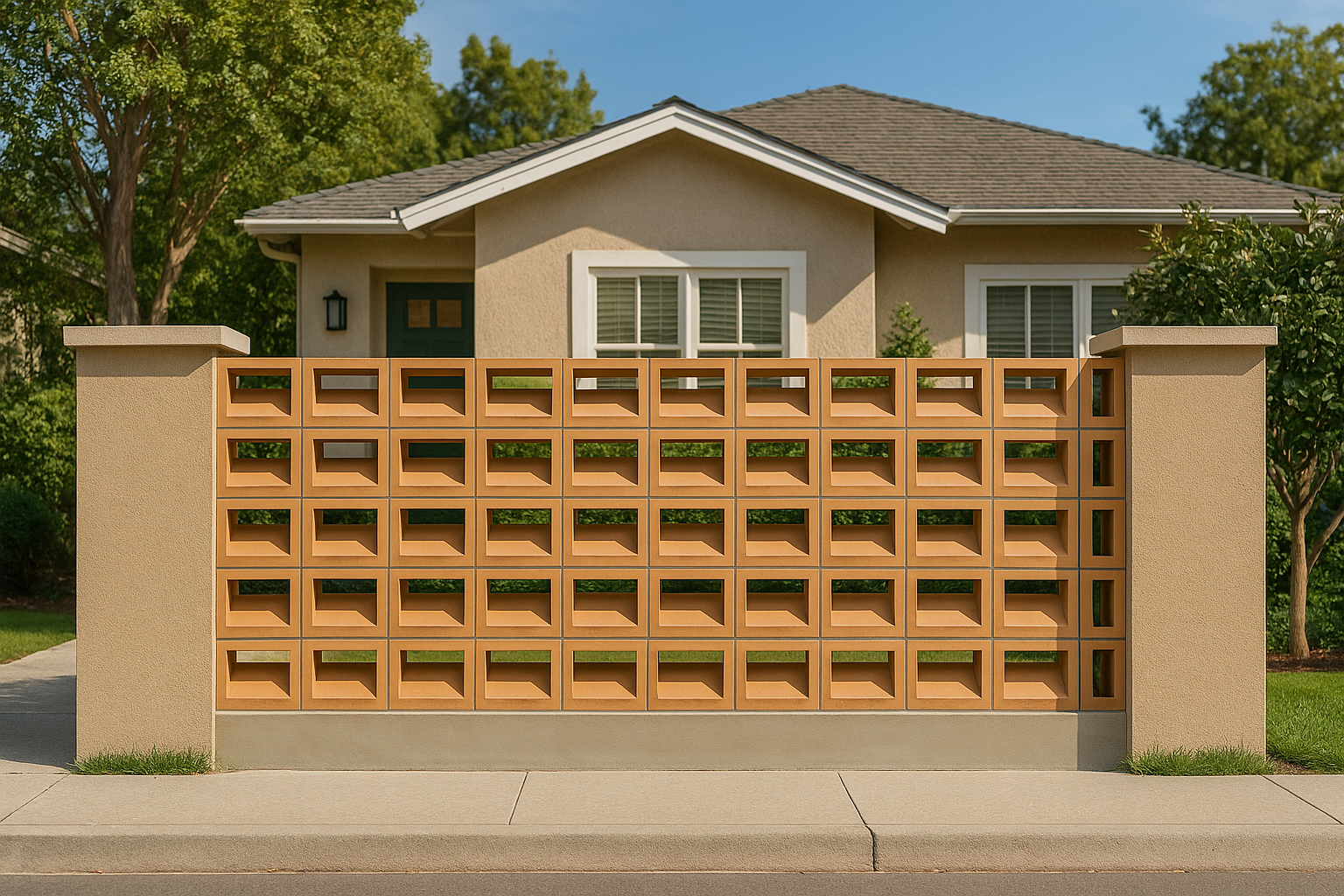 10 Ide Desain Pagar Roster Minimalis untuk Hunian Sederhana